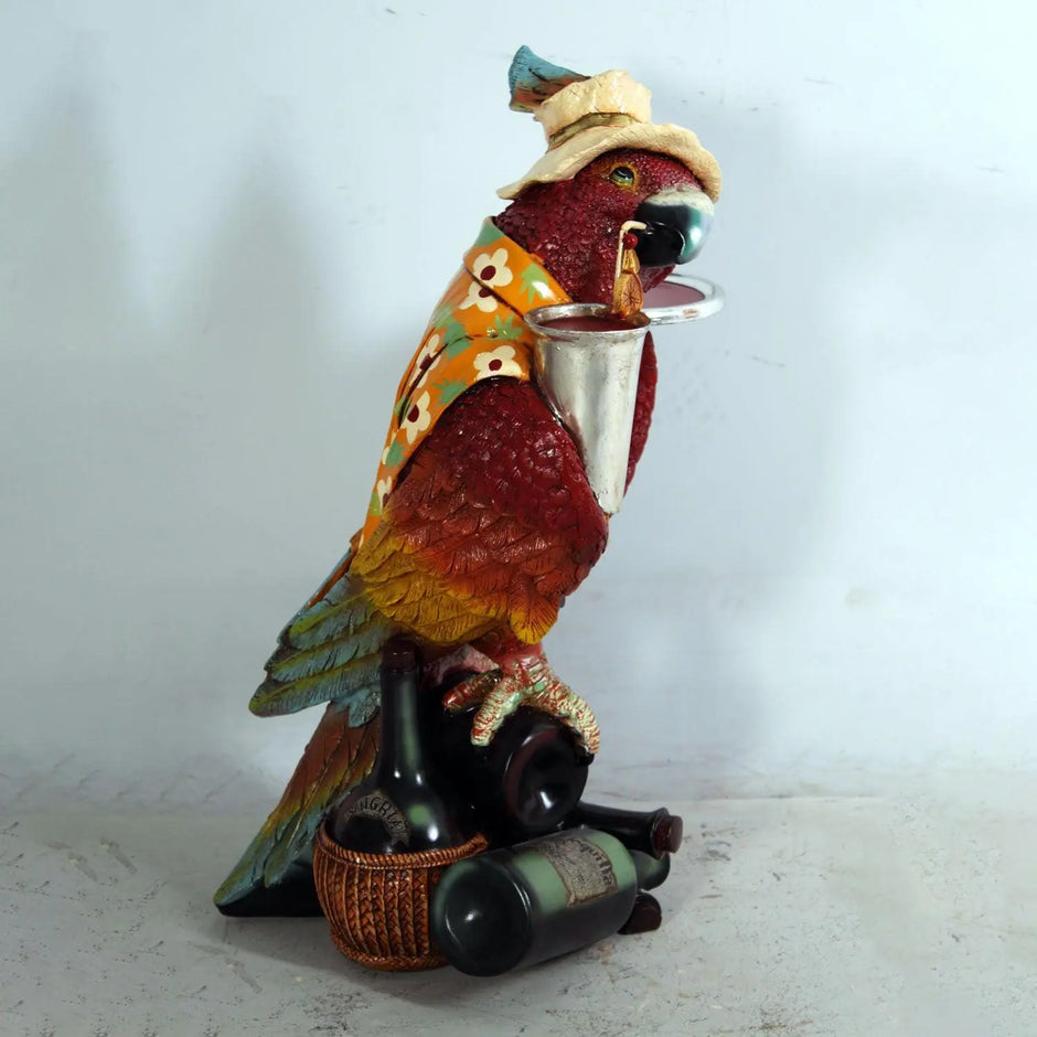 Large Parrot Bird Butler Over Size Statue Prop Decor – LM Treasures