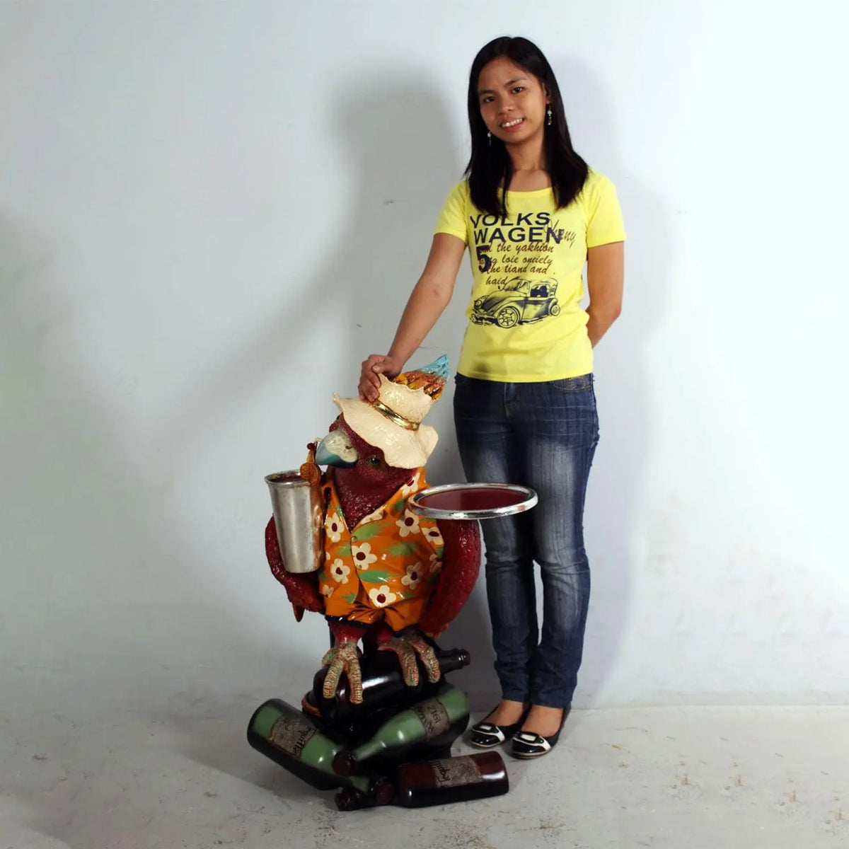 Parrot Butler Statue Lm Treasures| LM Treasures