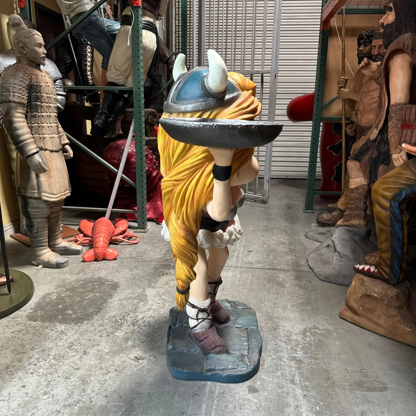 Viking Butler Betty Life Size Statue – LM Treasures