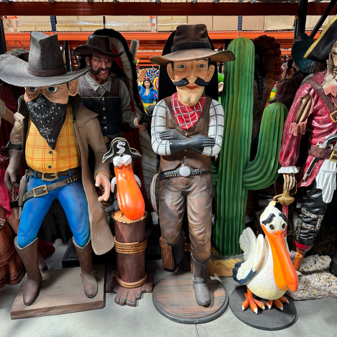 Relaxed Cowboy Life Size Statue| LM Treasures