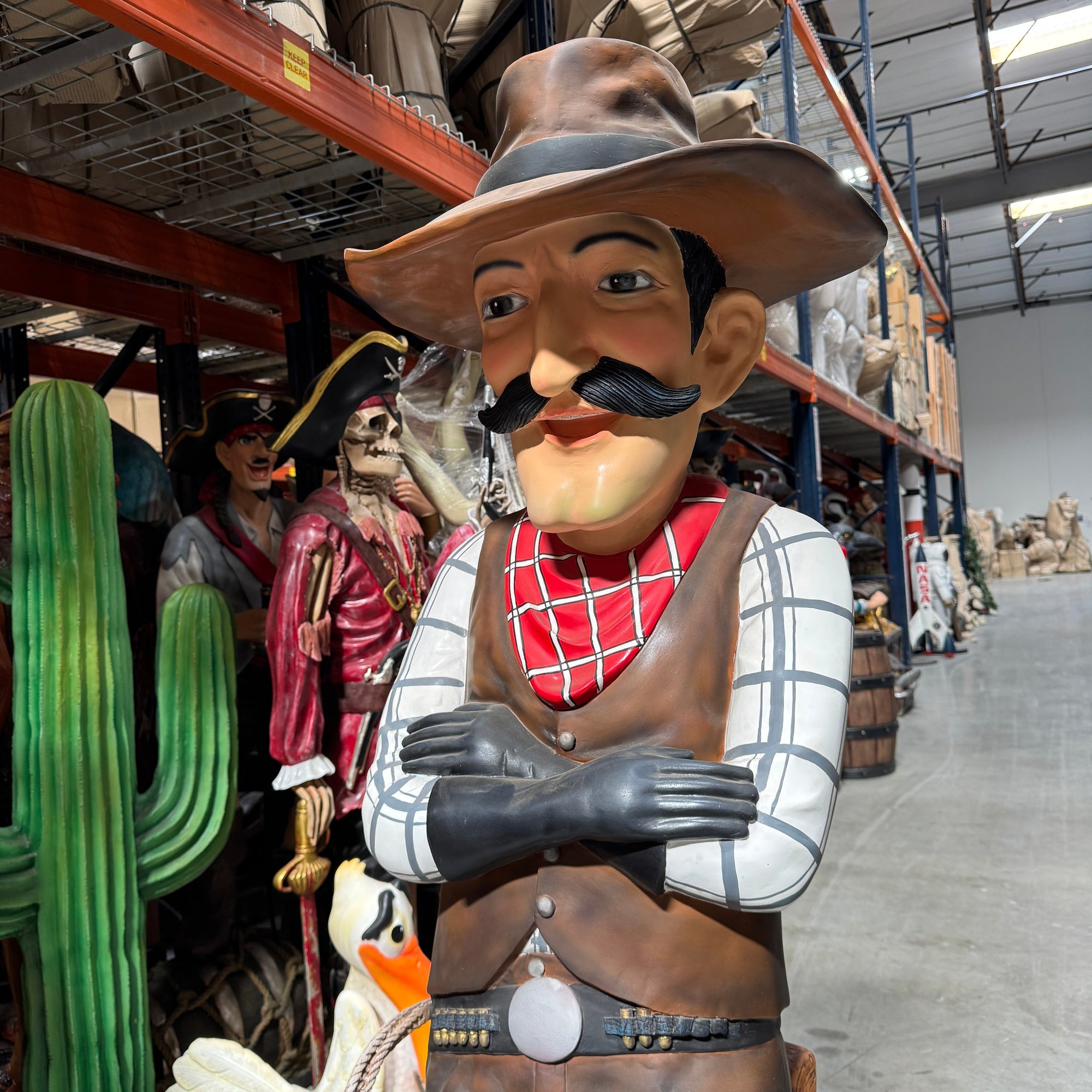 Relaxed Cowboy Life Size Statue| LM Treasures