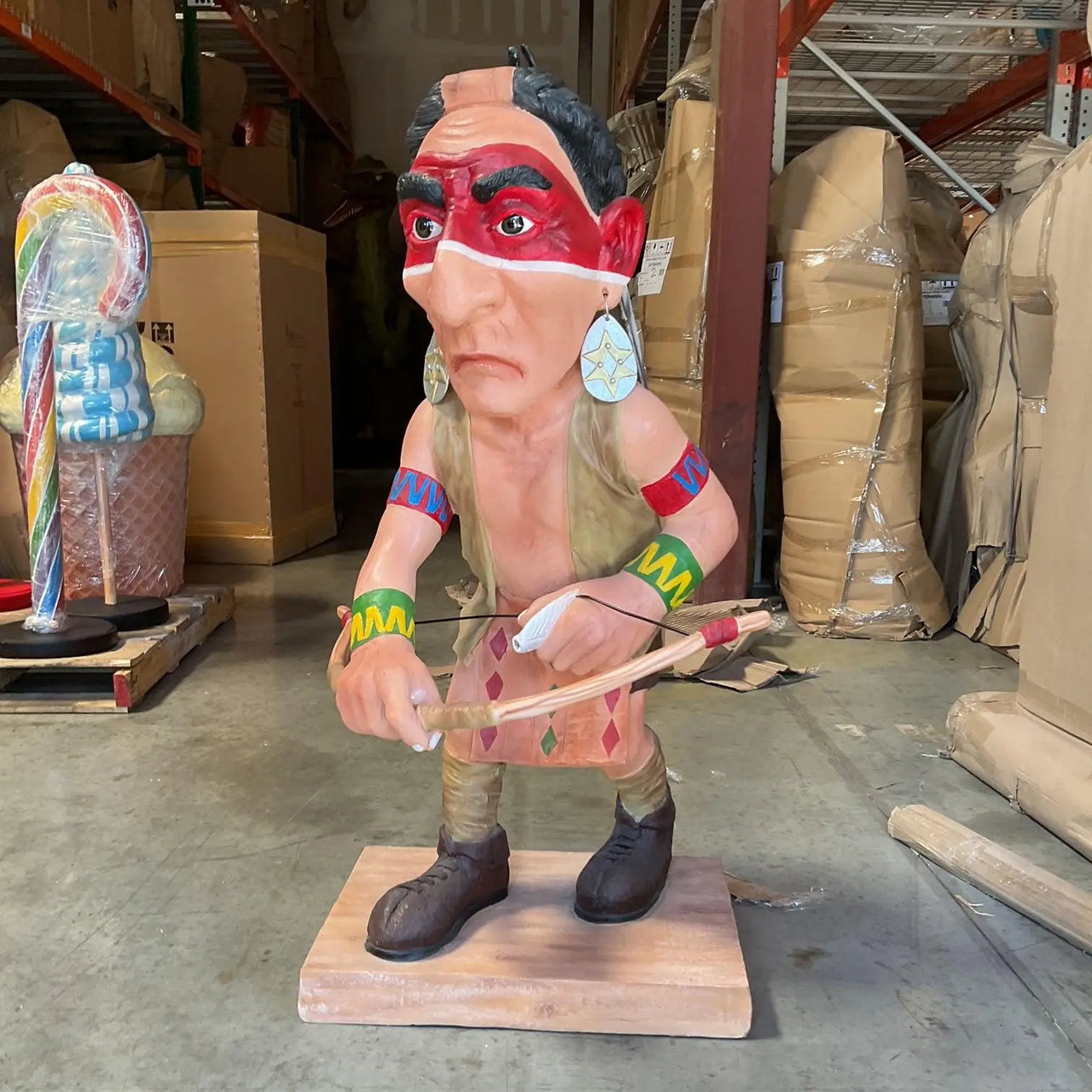 Bowing Indian Life Size Statue - LM Treasures – LM Treasures