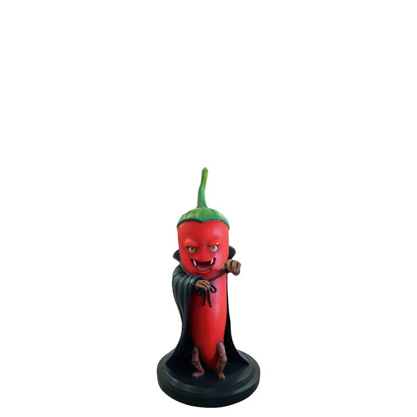 Count Dracula Chili Over Sized Spooky Veggie Statue| LM Treasures