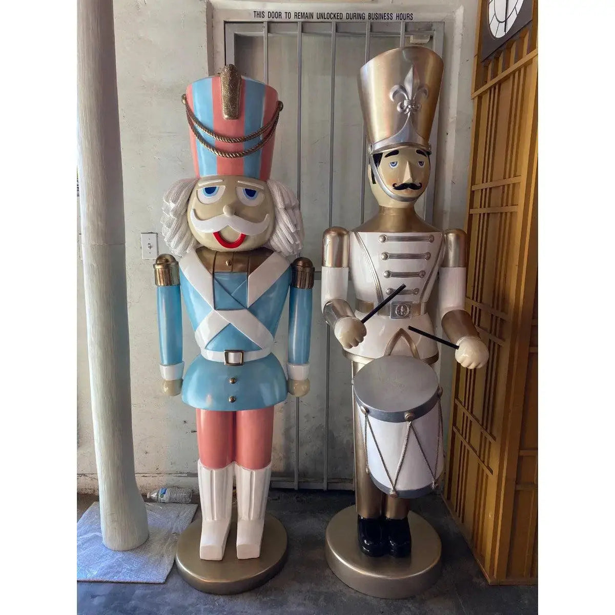Soldier Nutcracker Life Size Resin Christmas Statue| LM Treasures
