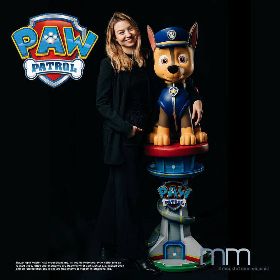 Paw Patrol Chase Life Size Statue | LM Treasures