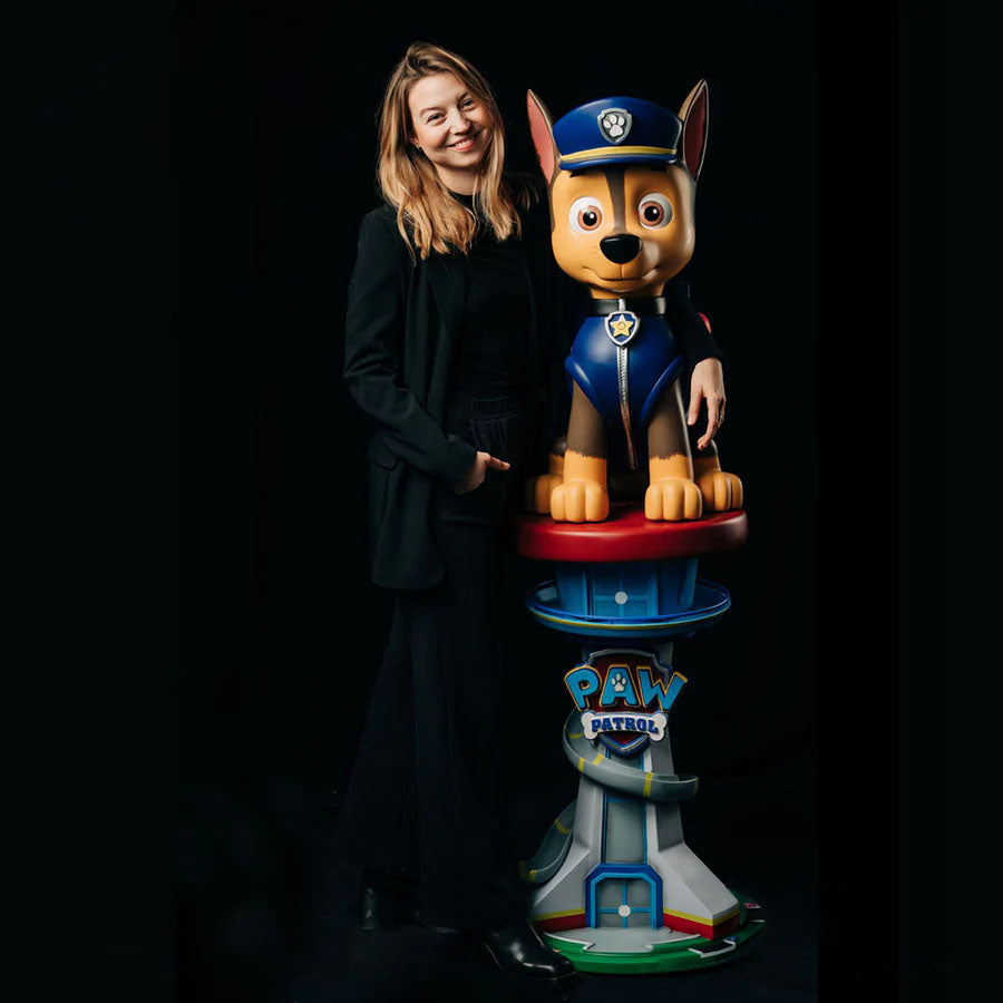 Paw Patrol Chase Life Size Statue | LM Treasures