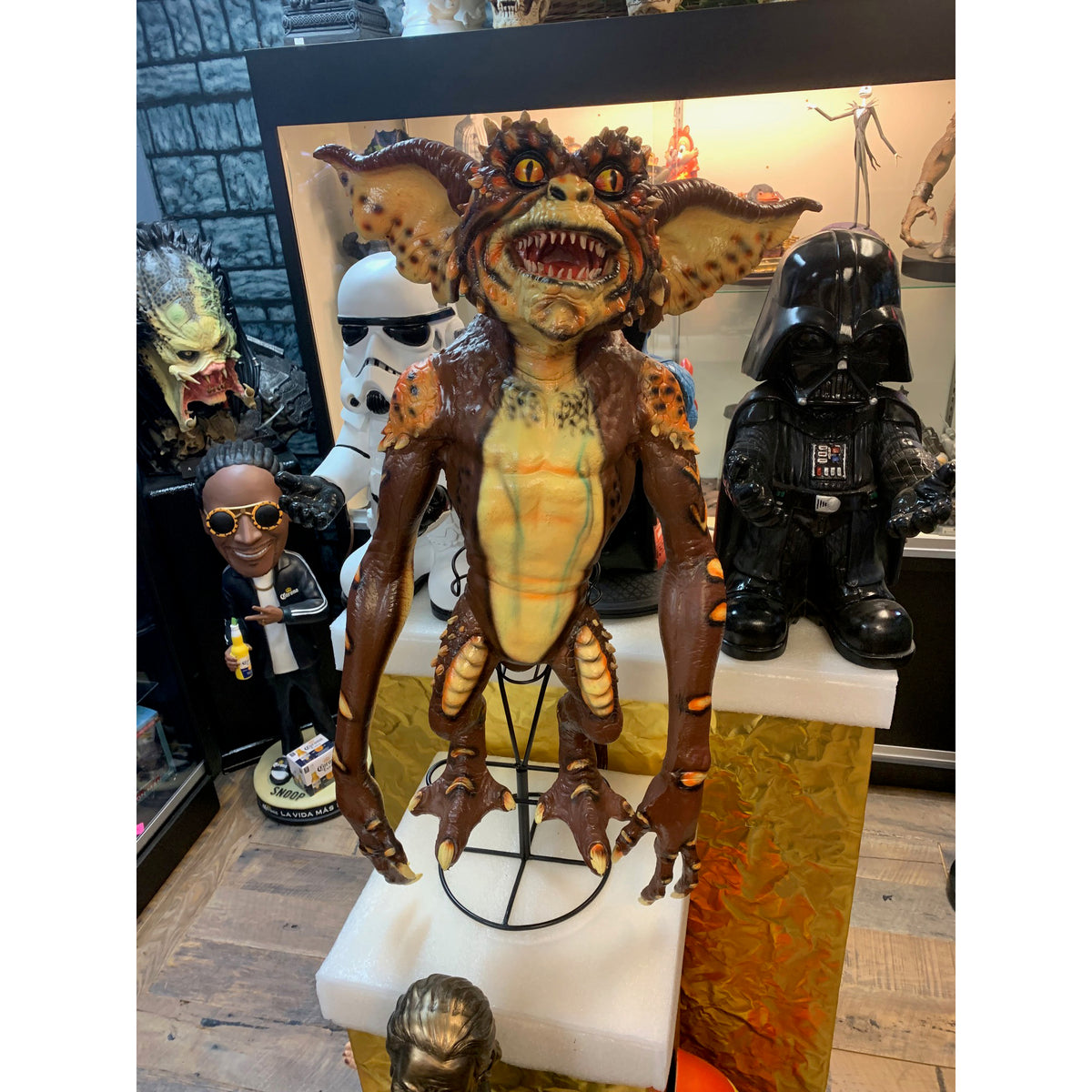 Gremlins 2 Brown Gremlin Stunt Puppet Life Size Statue NECA | LM Treasures