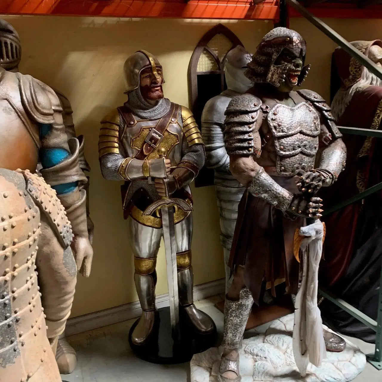 Knight Warrior Life Size Statue – LM Treasures
