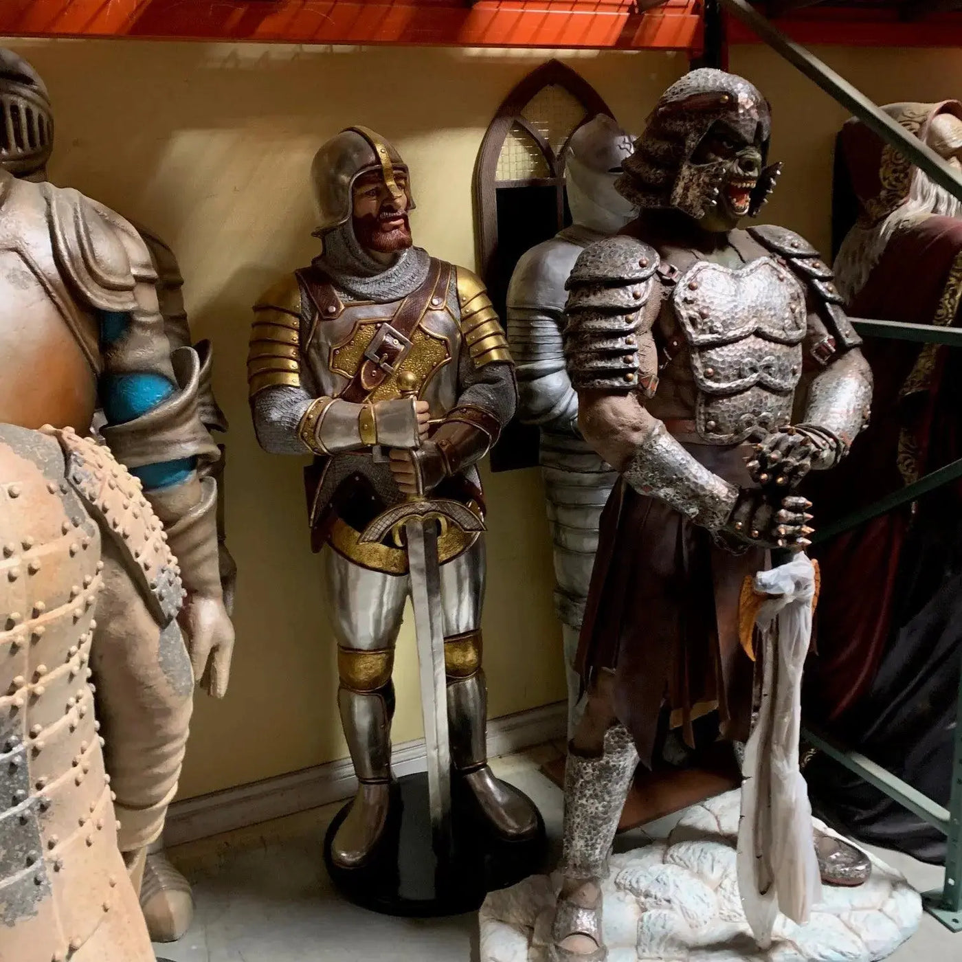 Knight Warrior Life Size Statue – LM Treasures