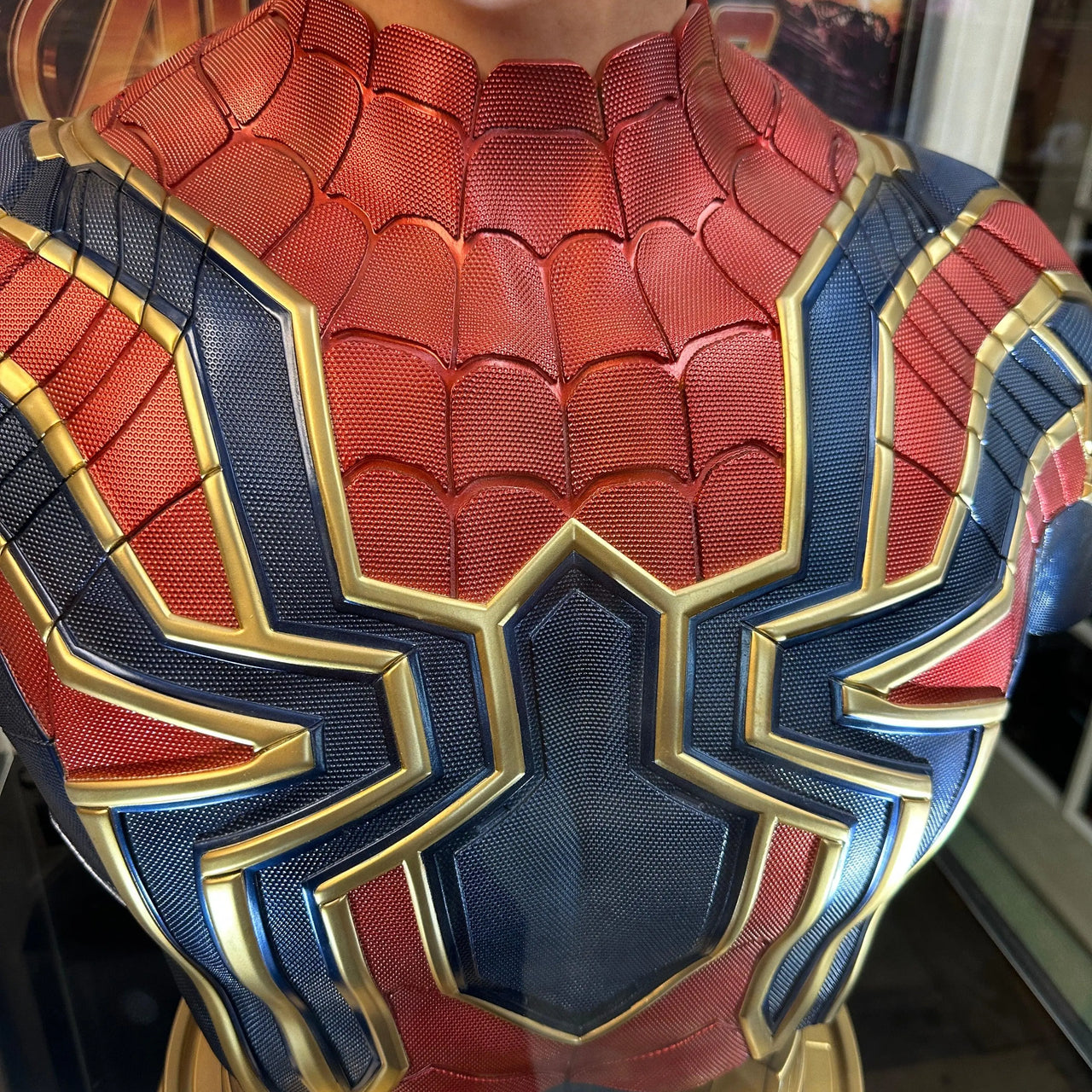 Iron Spider-Man Life Size Bust Statue Queen Studios | LM Treasures – LM ...