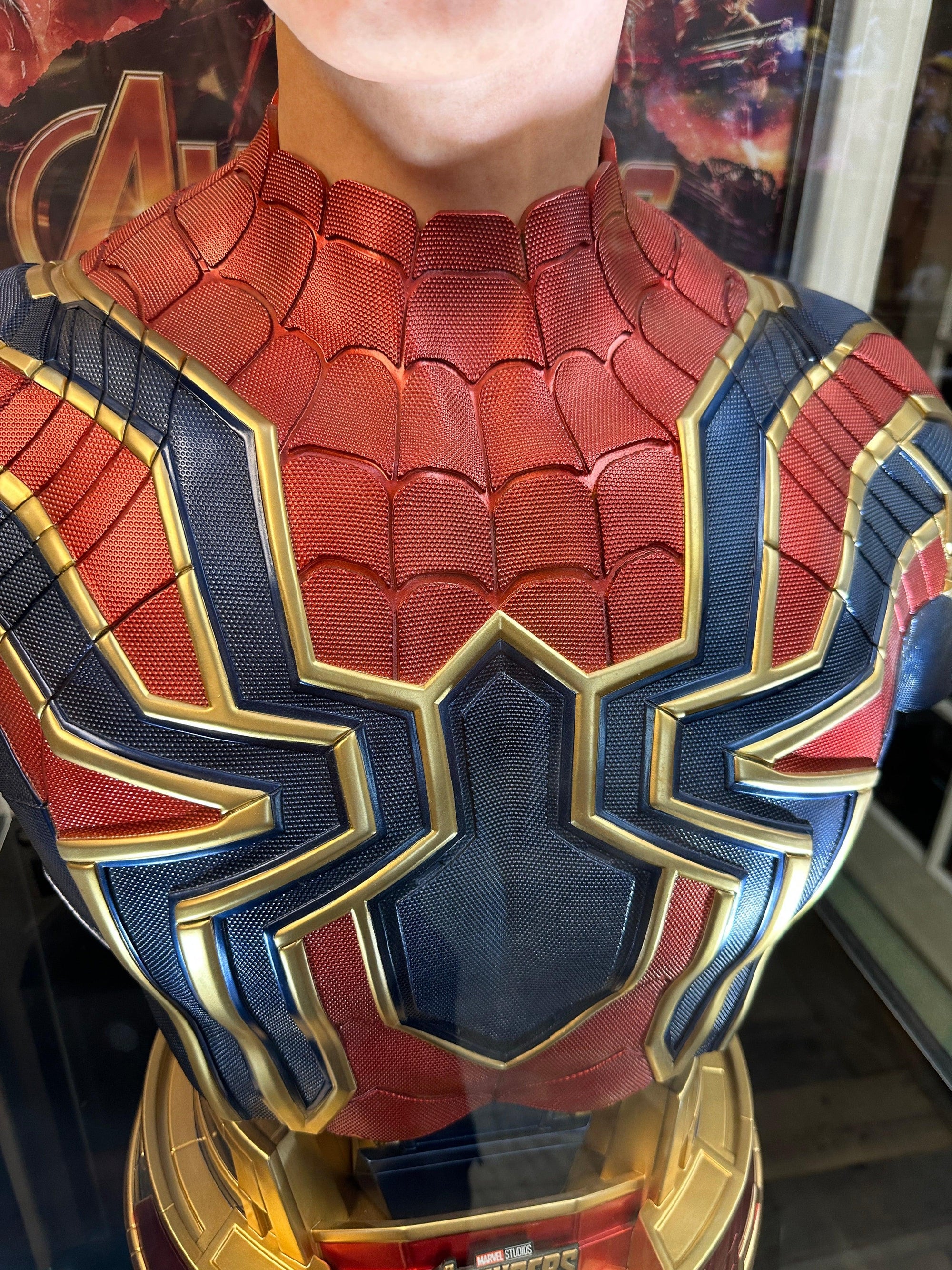 Marvel Iron Spider Man Life Size Bust Statue Lm Treasures