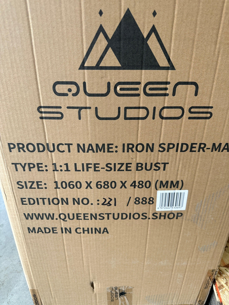 Marvel Iron Spider Man Life Size Bust Statue Lm Treasures