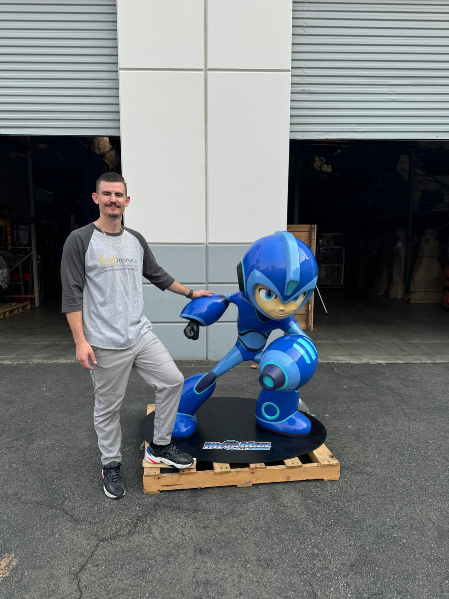 Mega Man Fully Charged 1:1 Scale Life Size Statue| LM Treasures