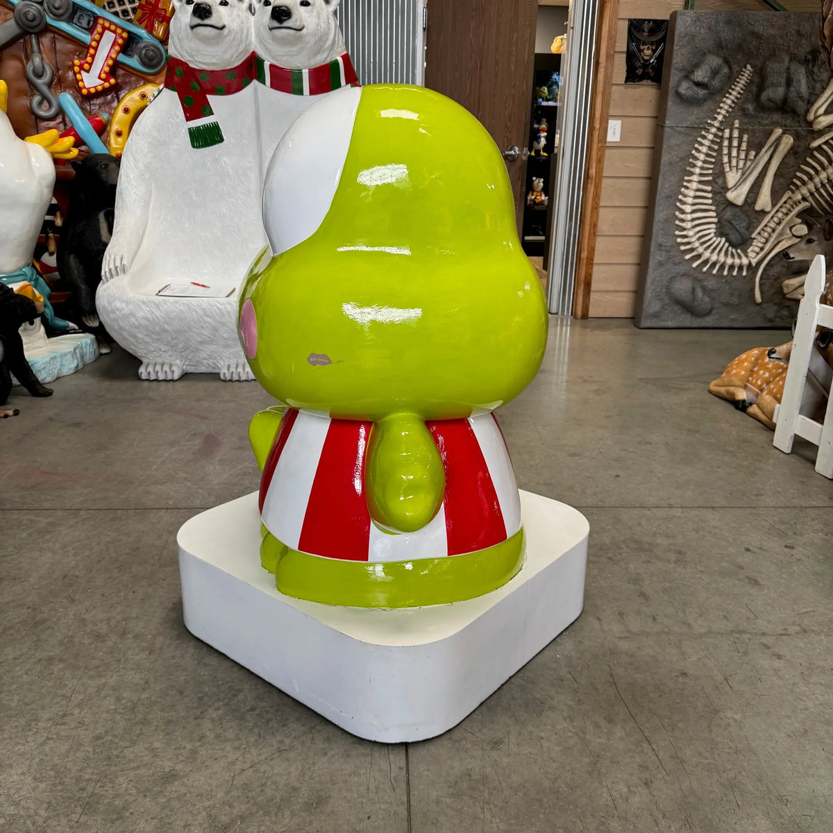 Pre-Owned Sanrio Store Hello Kitty Frog Keroppi Statue| LM Treasures