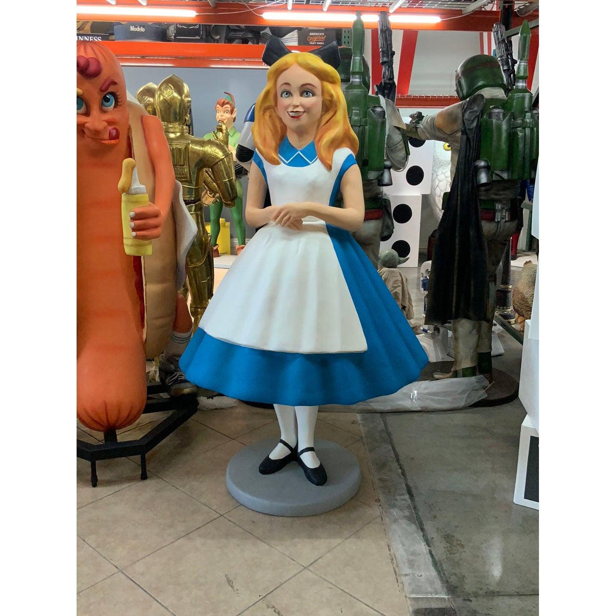 Alice Standing Life Size Statue | LM Treasures