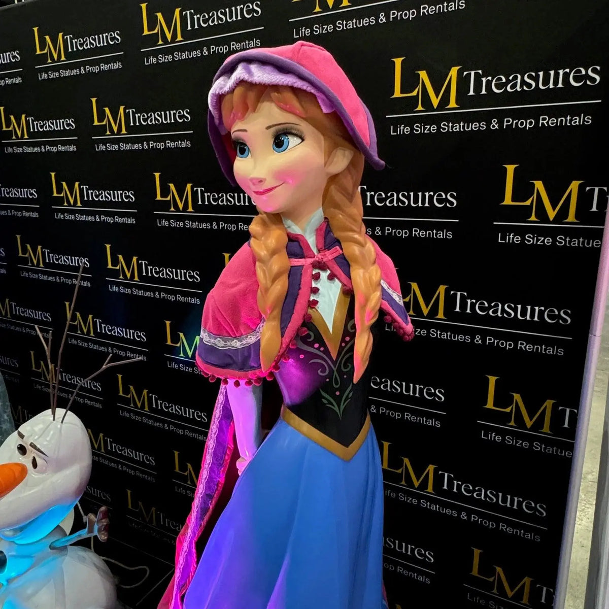 Disney Frozen Princess Anna Sister Life Size Statue| LM Treasures