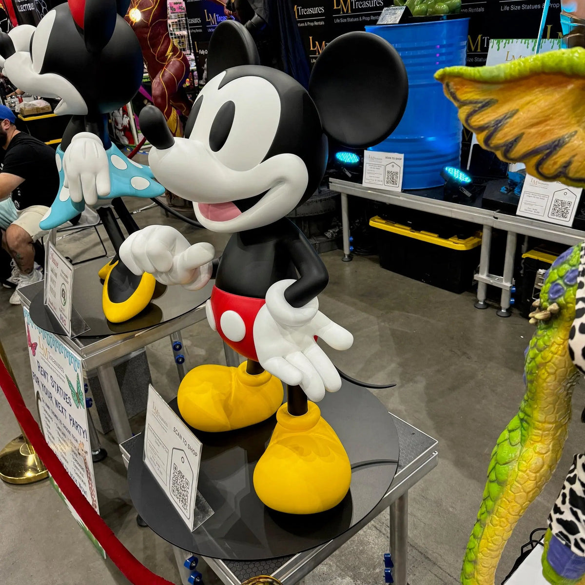 Disney Classic Original Mickey Mouse Life Size Statue| LM Treasures