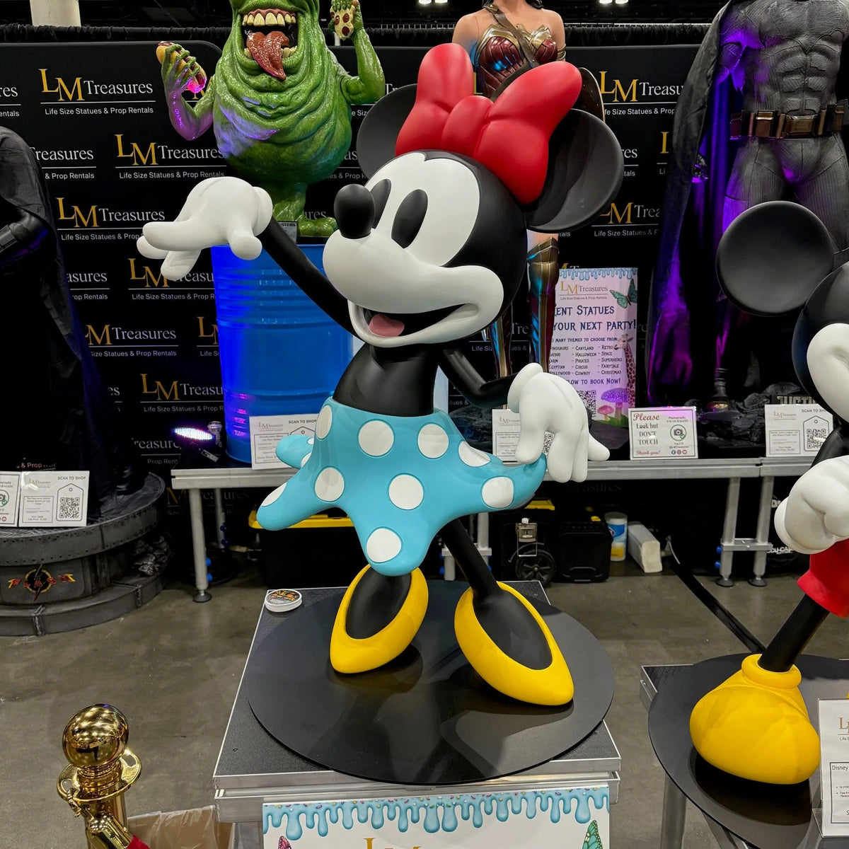 Disney Classic Mickey Minnie Mouse Life Size Statue| LM Treasures