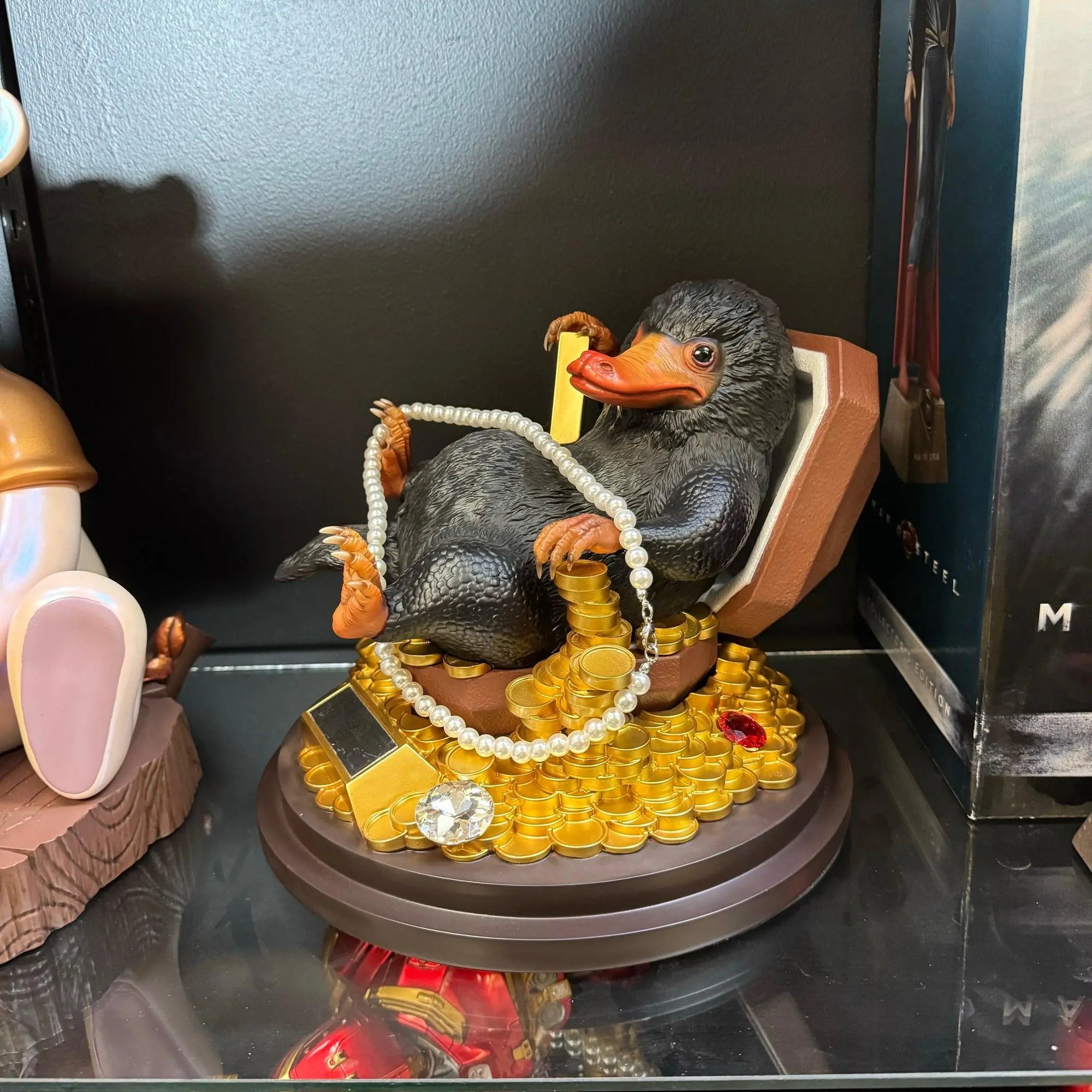 Fantastic Beasts Master Craft Teddy Niffler Table Top Statue| LM Treasures