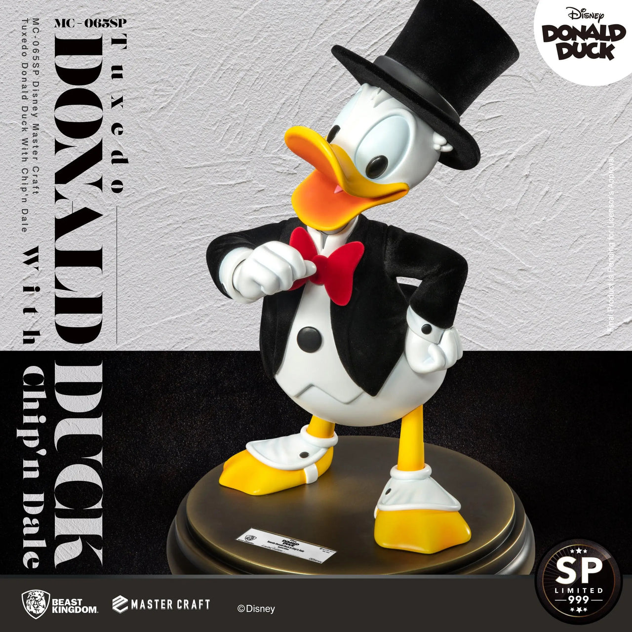 Disney Master Craft Tuxedo Donald Duck (With Chip'n Dale) Table Top ...