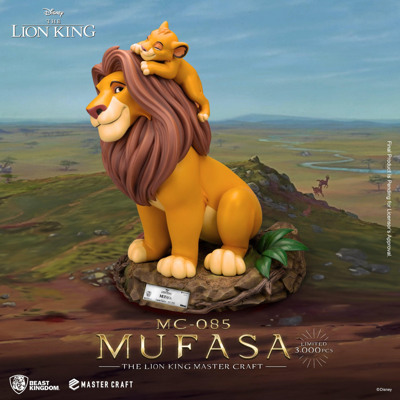 Lion King Master Craft Mufasa Table Top Statue – LM Treasures