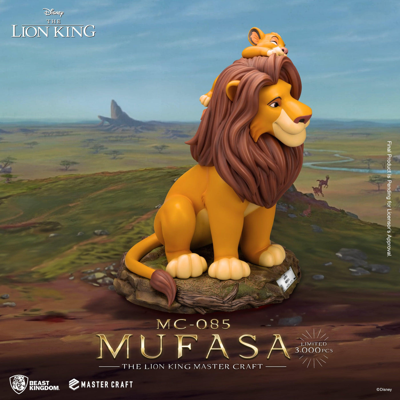 Lion King Master Craft Mufasa Table Top Statue – LM Treasures