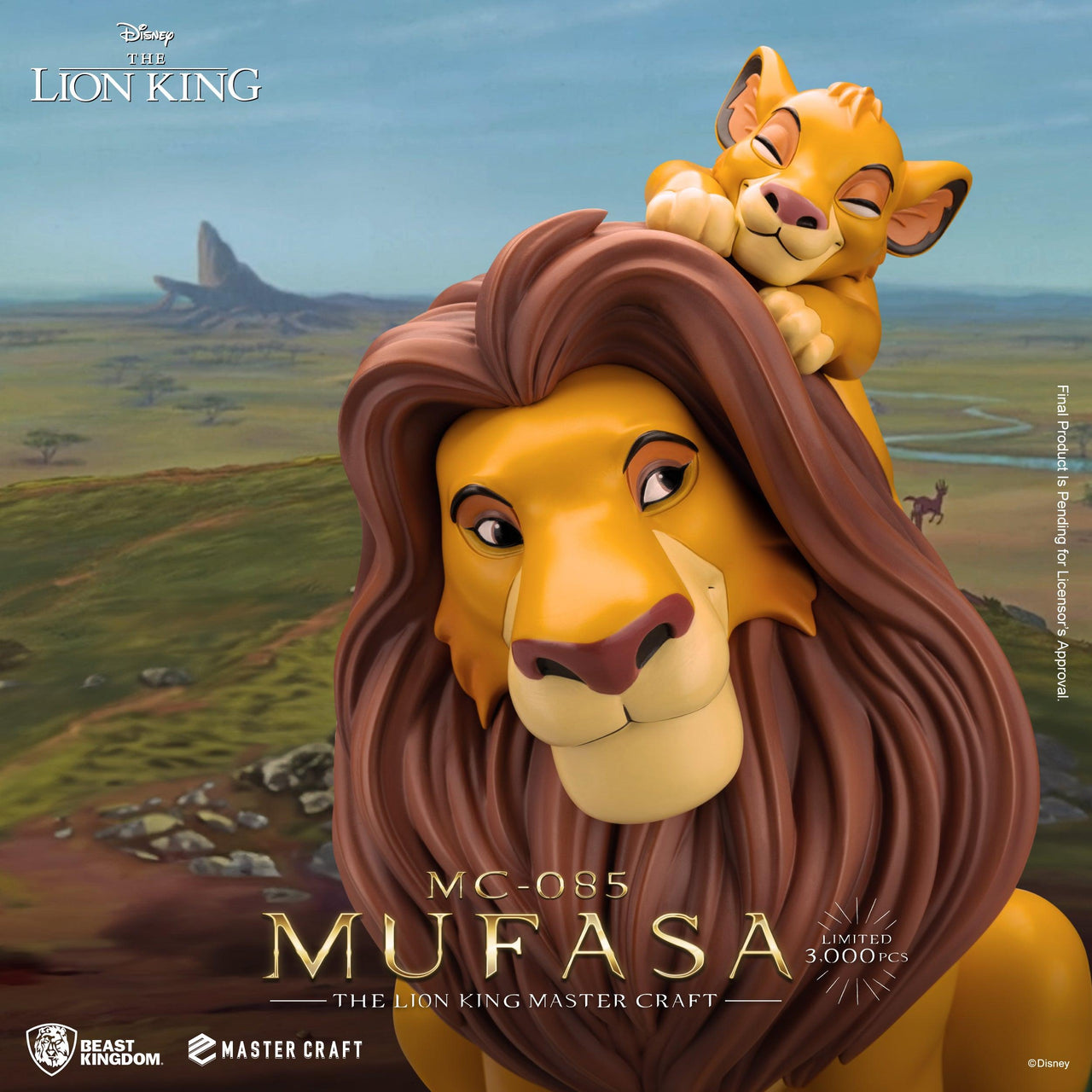 Lion King Master Craft Mufasa Table Top Statue – LM Treasures
