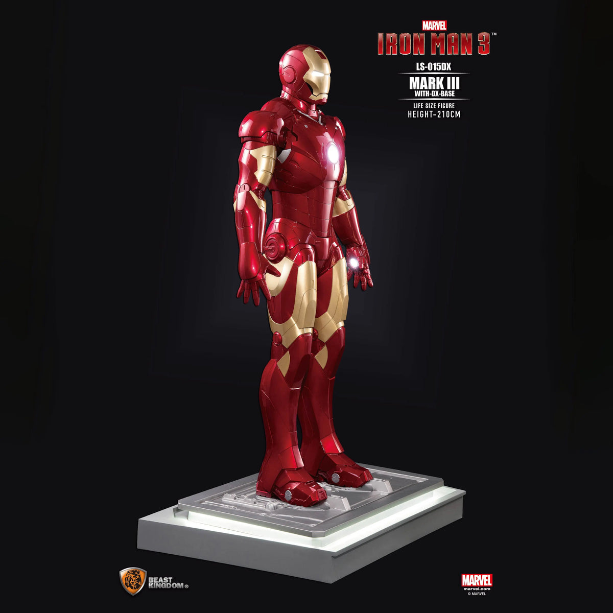 Marvel's MCU Tony Stark Iron Man Mark III Life Size Statue| LM Treasures