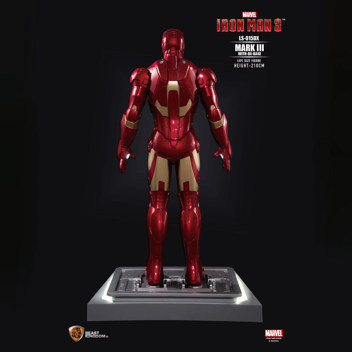 Marvel's MCU Tony Stark Iron Man Mark III Life Size Statue| LM Treasures