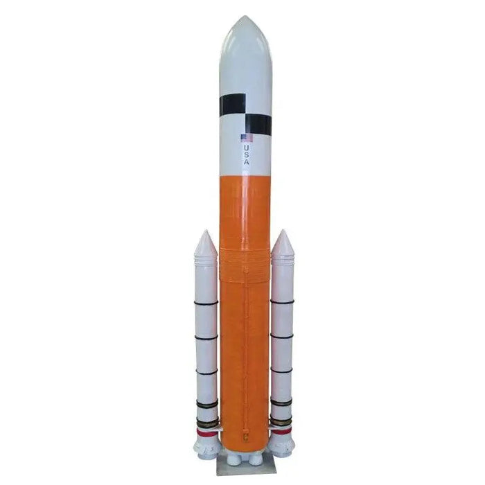 Orange Rocket Statue| LM Treasures