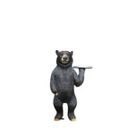 Bear Butler Life Size Forest Animal Waiter Statue Decor – LM Treasures