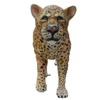 Leopard Life Size Jungle Animal Big Wild Cat Statue – LM Treasures