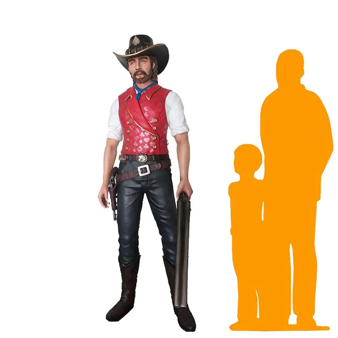 Cowboy Gunslinger Jesse Life Size Statue | LM Treasures