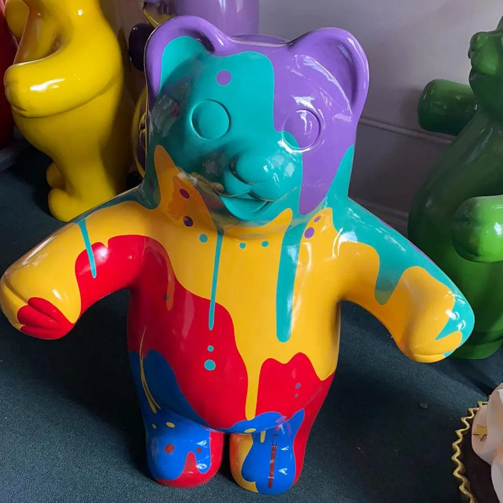 Large Drip Gummy Bear Over Sized Statue| LM Treasures