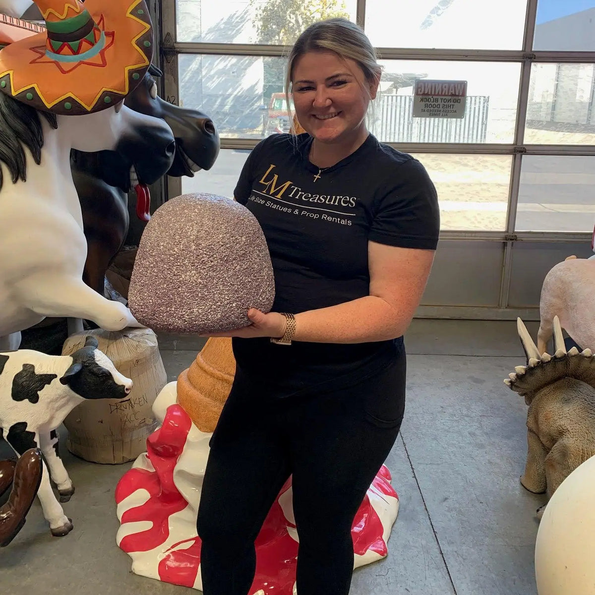 Gum Drop - Purple- Prop - Over Sized Food Statue| LM Treasures