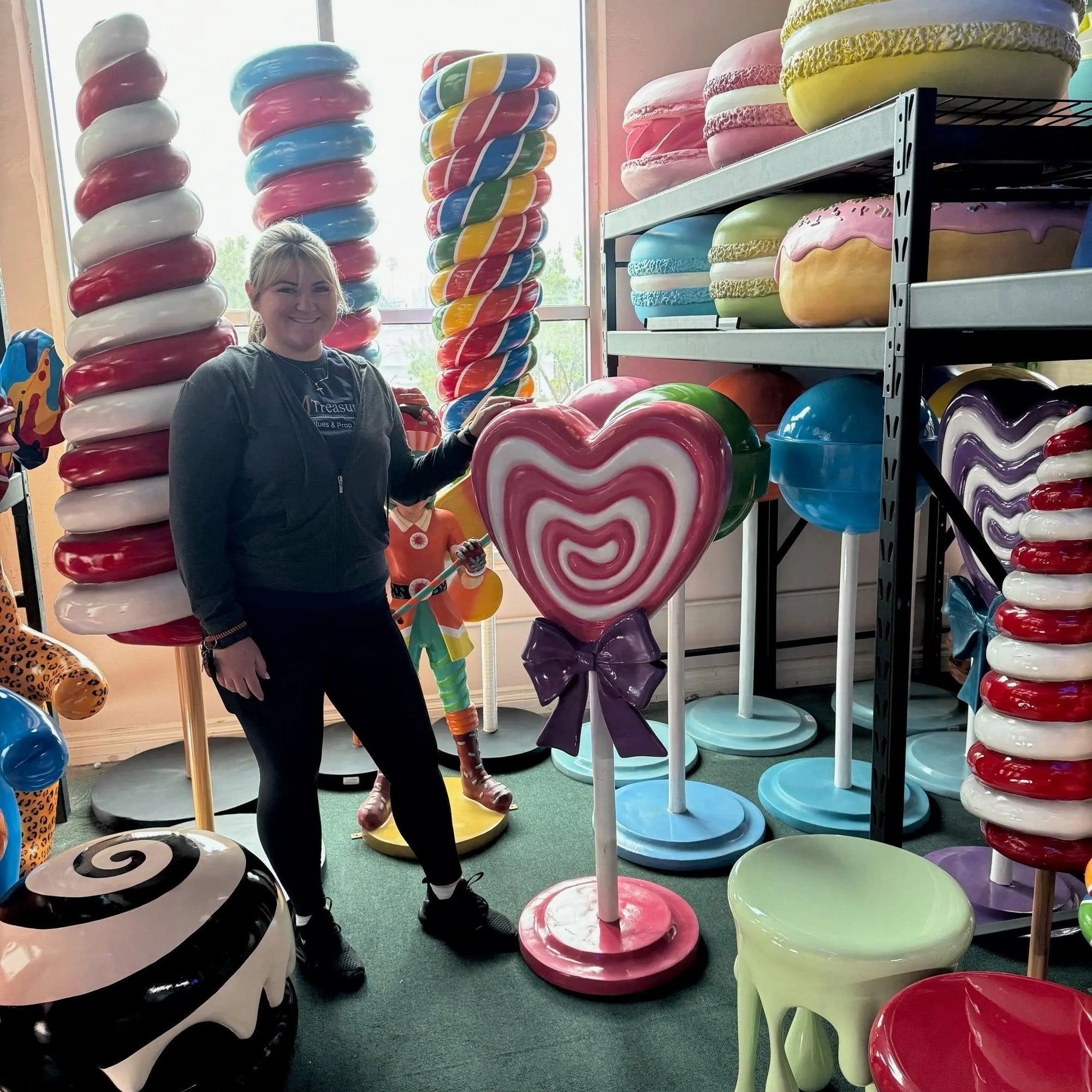 Candy Lollipop Display Statue| LM Treasures