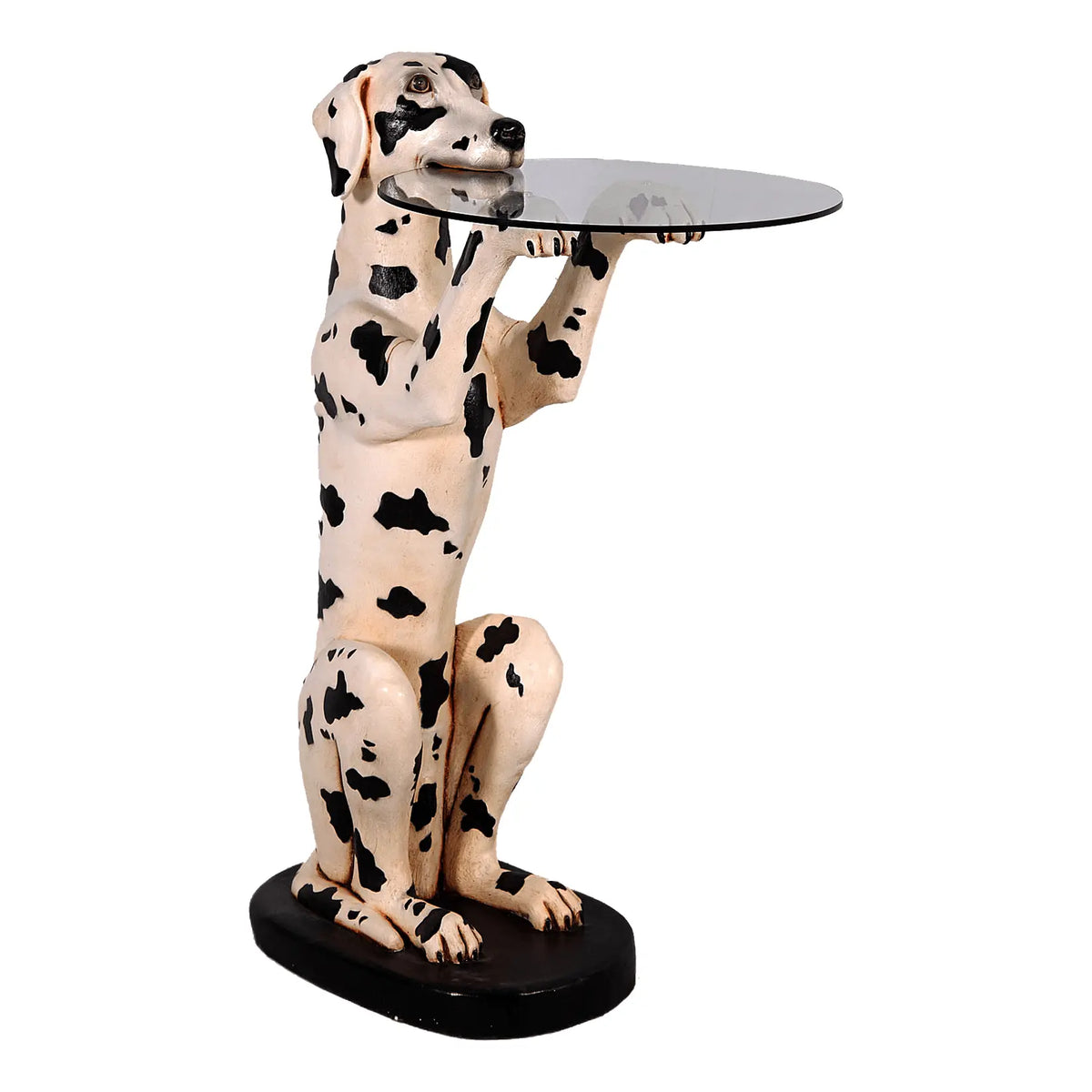 Animal Dalmatian Dog Butler with platter - 3ft tall| LM Treasures