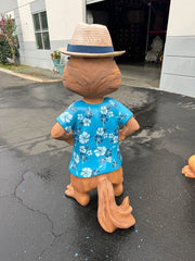 Hawaiian Chipmunks Simon Theodore Life Size Statues Set of 2 – LM Treasures