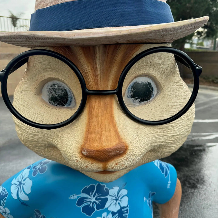 Hawaiian Chipmunks Simon Theodore Life Size Statues Set of 2 - LM – LM ...