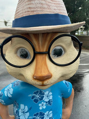 Hawaiian Chipmunks Simon Theodore Life Size Statues Set of 2 – LM Treasures