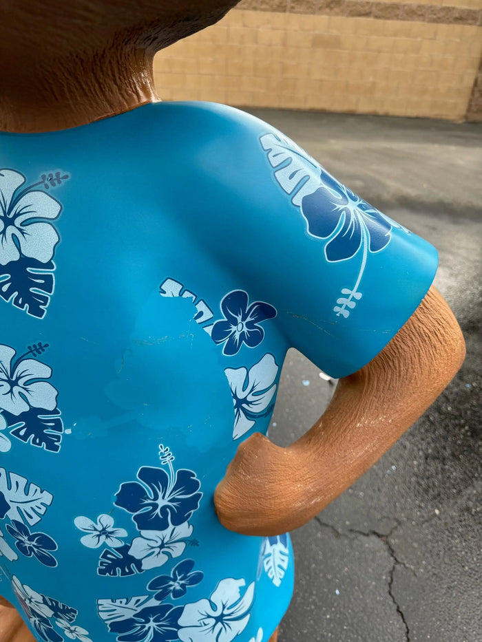 Hawaiian Chipmunks Simon Theodore Life Size Statues Set of 2| LM Treasures