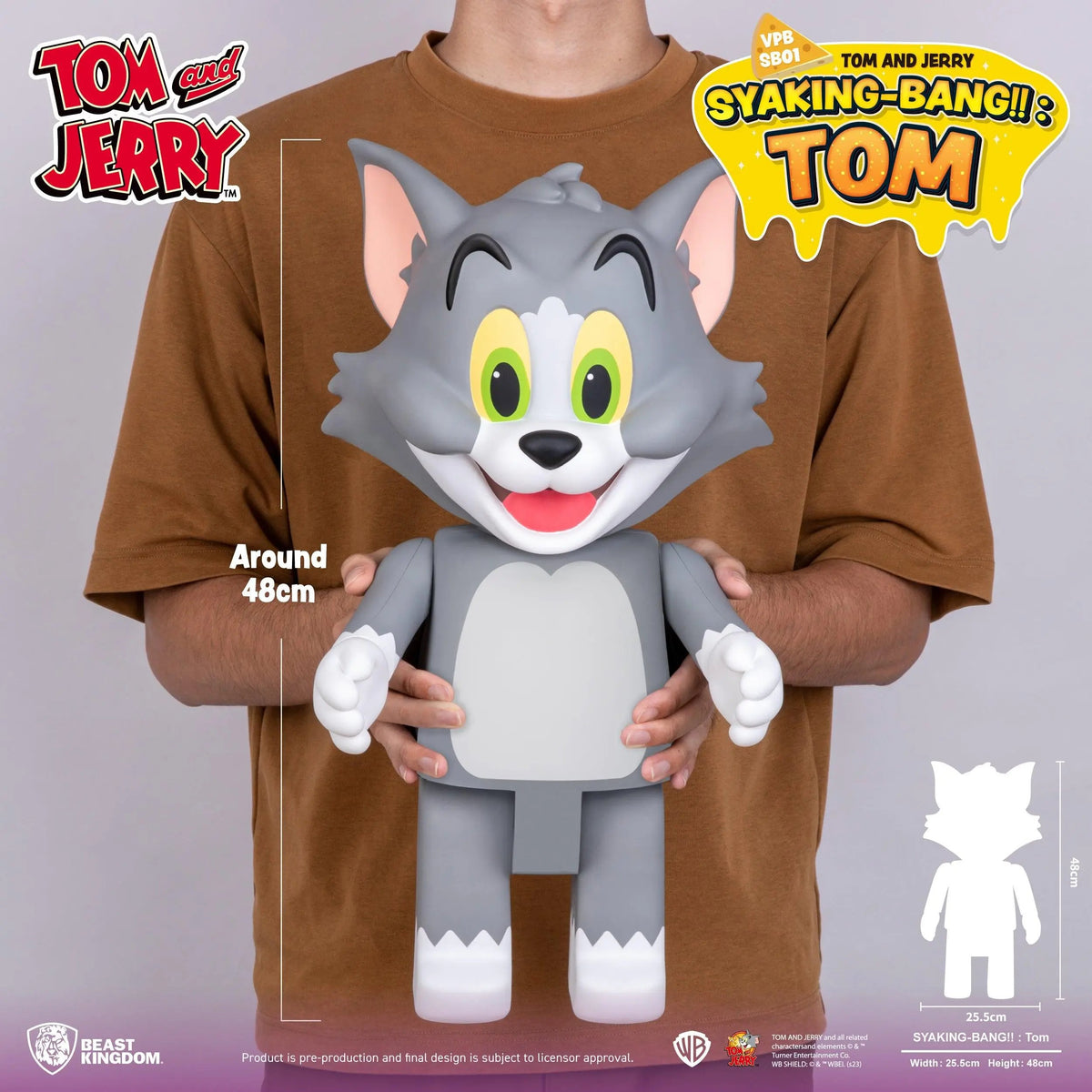 Tom Cat From Tom and Jerry Piggy Bank Statue| LM Treasures| LM Treasures
