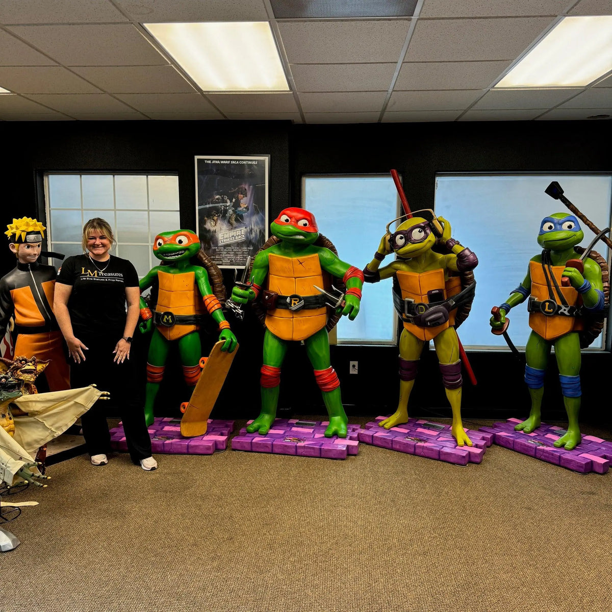 Teenage Mutant Ninja Turtles Leonardo Life Size Statue| LM Treasures