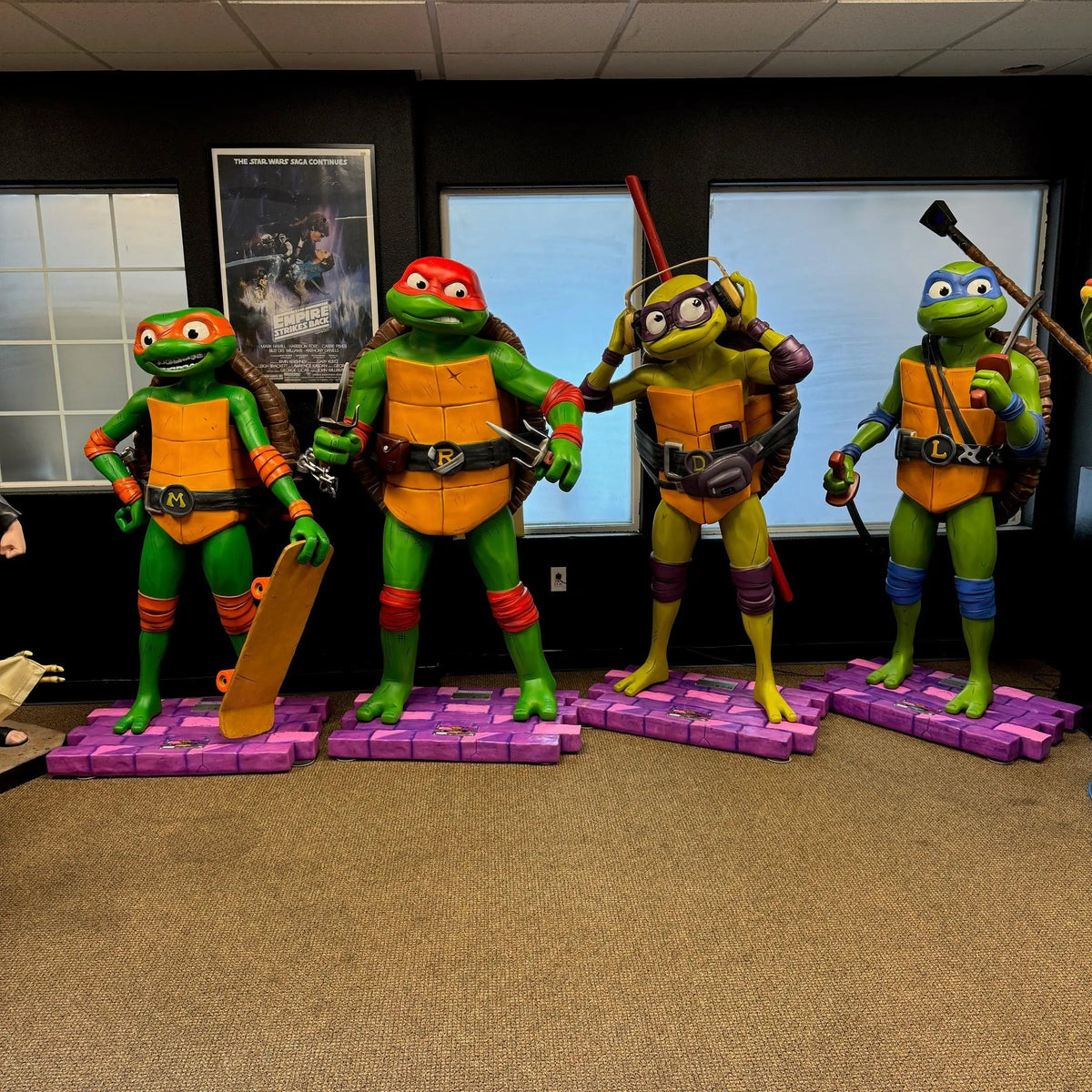 Teenage Mutant Ninja Turtles Raphael Life Size Statue| LM Treasures