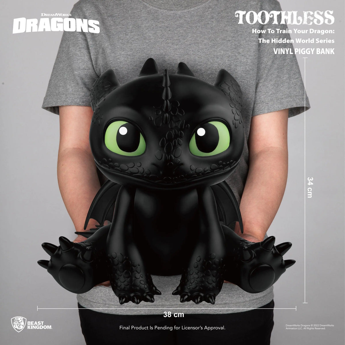 How To Train Your Dragon Toothless Piggy Bank Statue| LM Treasures
