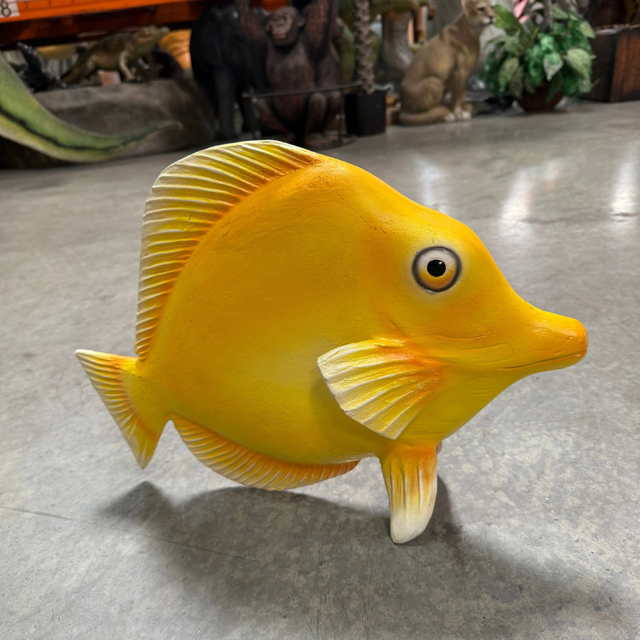 Yellow Tang Fish Marine Animal Over Size Tropical Statue| LM Treasures