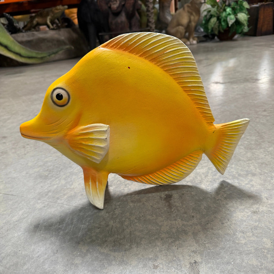Yellow Tang Fish Marine Animal Over Size Tropical Statue| LM Treasures