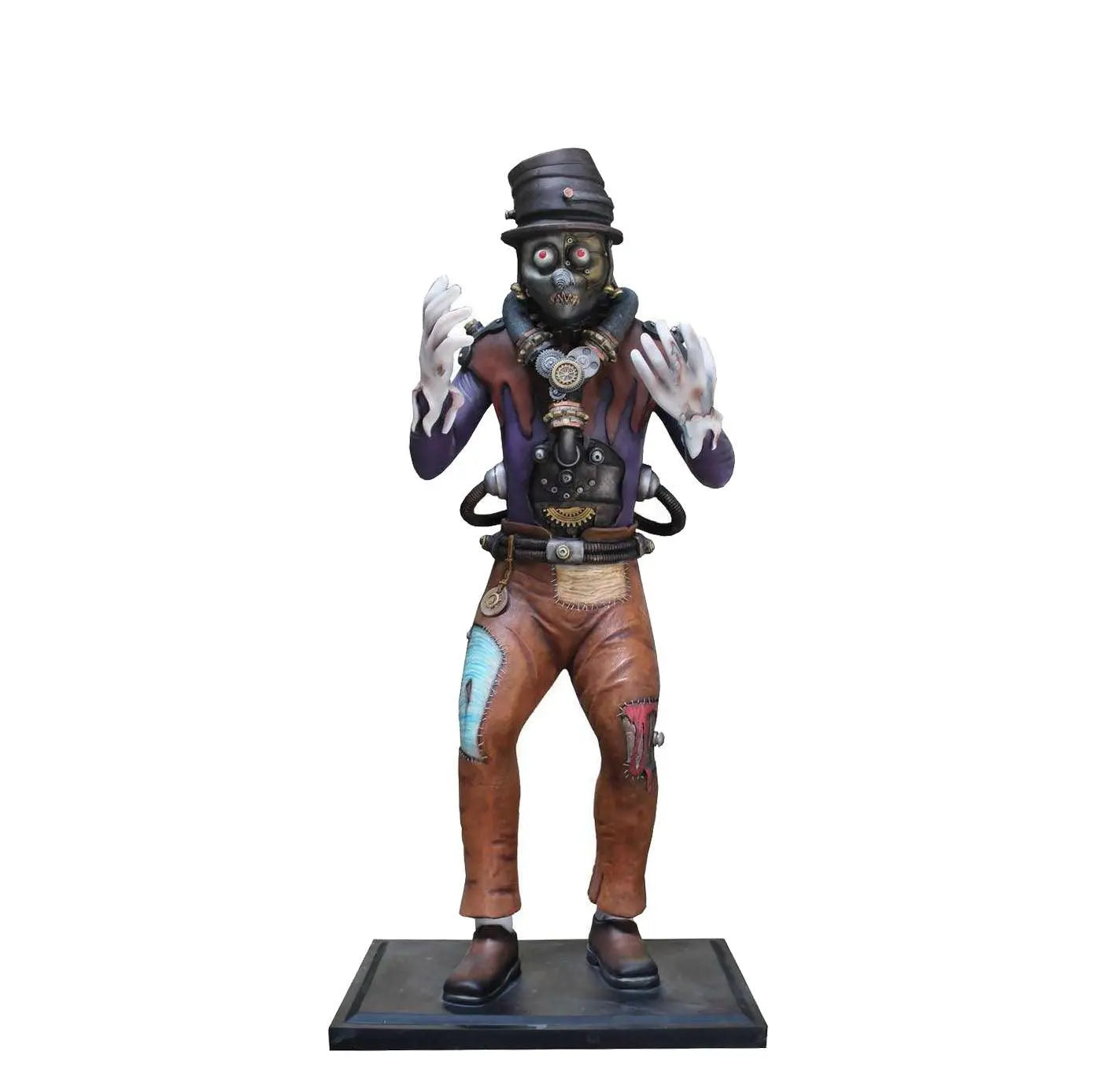 Comic Steampunk Scarecrow Life Size Statue | LM Treasures