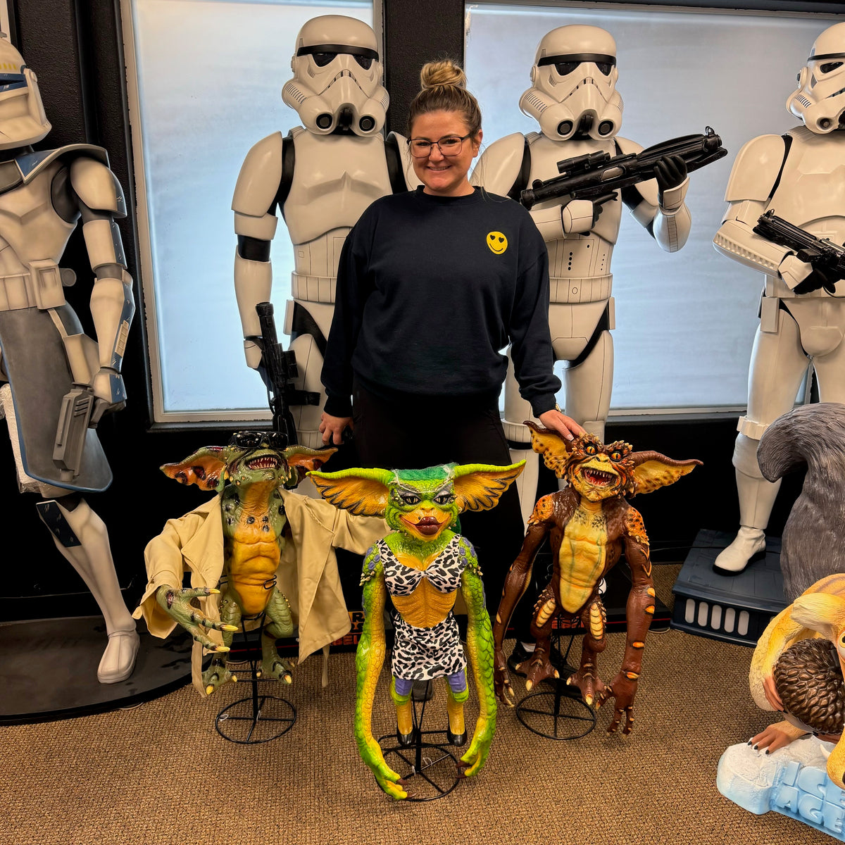 Gremlins 2 Greta Stunt Puppet Gremlin Life Size Statue NECA| LM Treasures