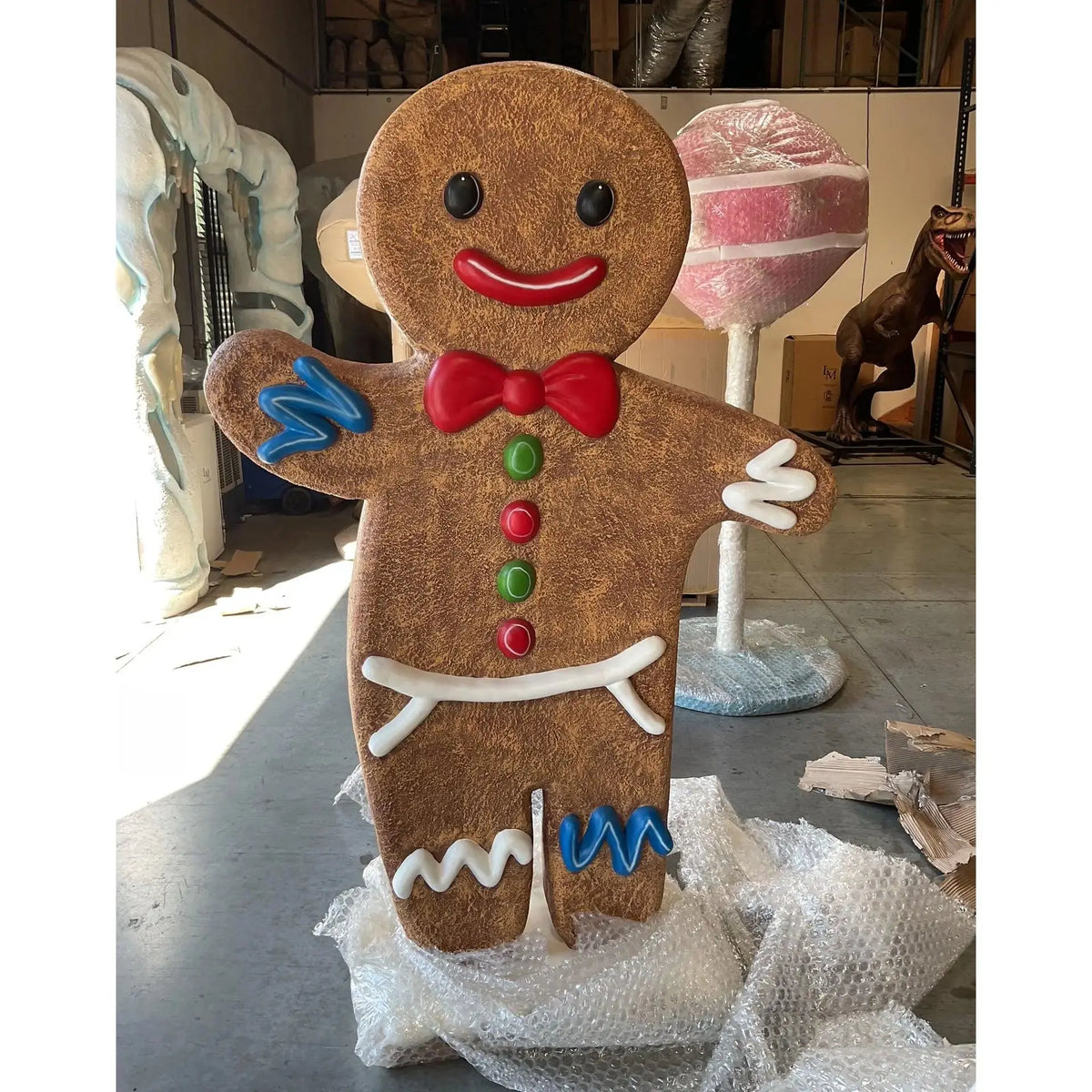 Large Papa Gingerbread Cookie Over Sized Statue| LM Treasures